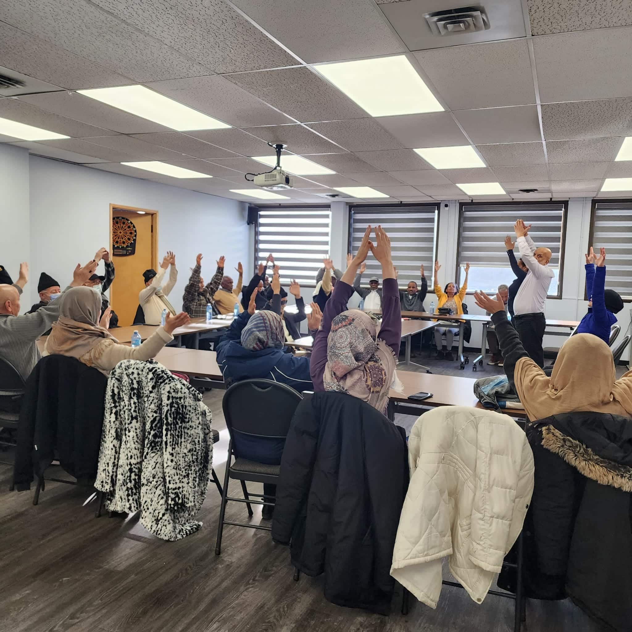 Seniors Learn About Yoga and Diet! – AIWCC